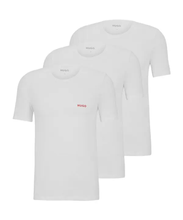 Hugo Boss Three-piece Round-neck Short-sleeved T-shirt