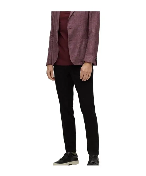 Hugo Boss Slimfit Tapered Chino Trousers - Black