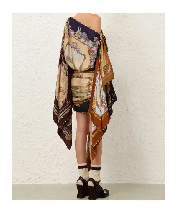 Zimmermann Draped Scarf-style Dress