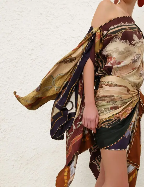 Zimmermann Draped Scarf-style Dress