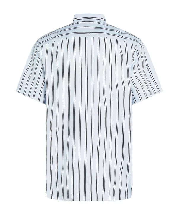 Tommy Hilfiger Verticalstripe Campcollar Shortsleeve Shirt
