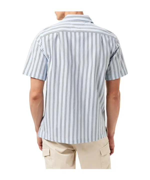 Tommy Hilfiger Verticalstripe Campcollar Shortsleeve Shirt
