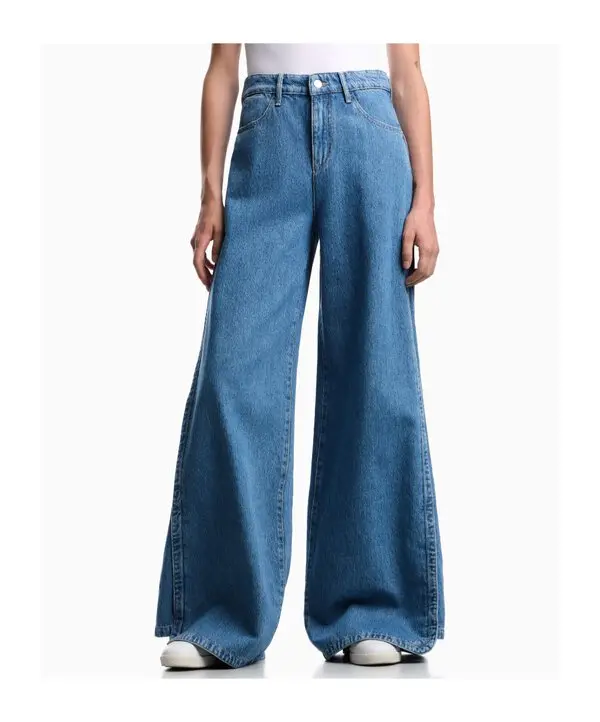 Emporio Armani High-rise Wide-leg Jeans