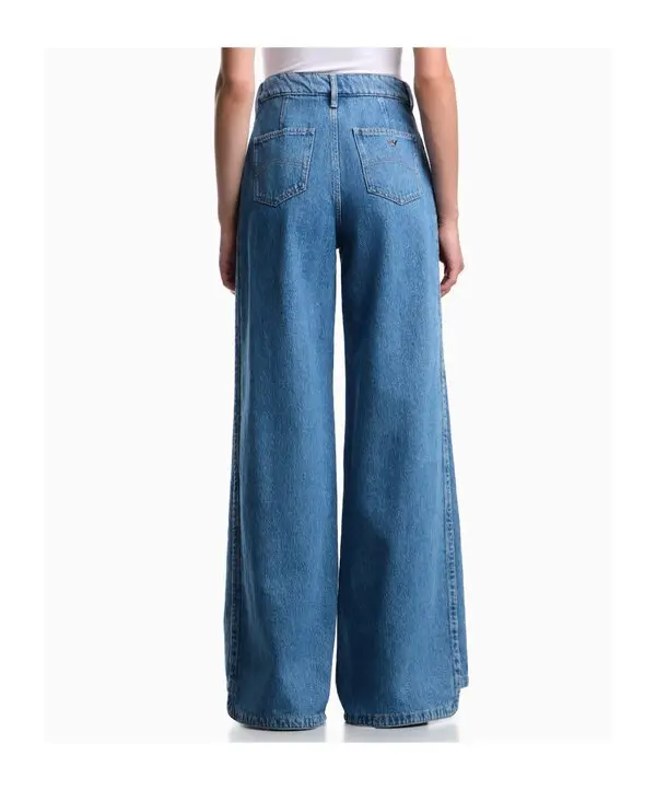 Emporio Armani High-rise Wide-leg Jeans