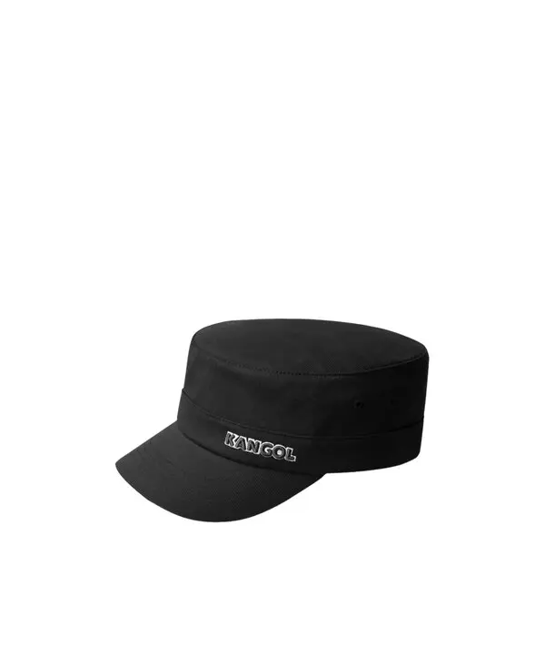 KANGOL Cotton Military Cap - Black