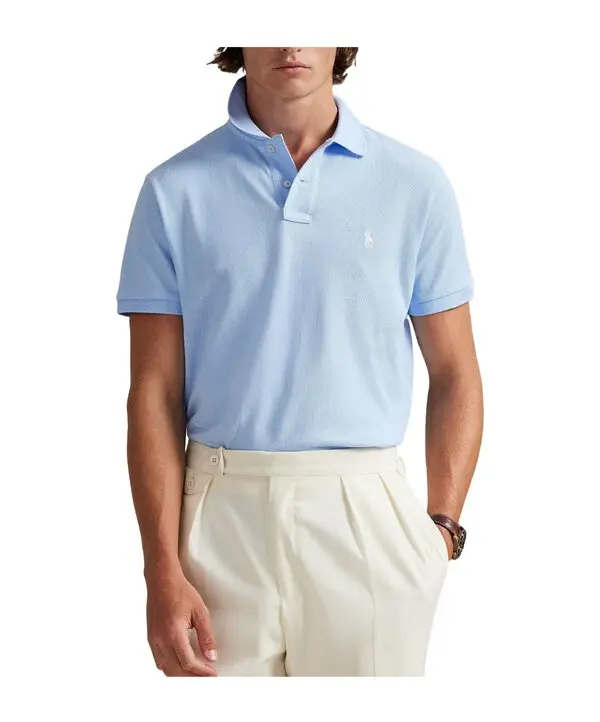 Polo Ralph Lauren Custom Short Sleeve Polo Shirt - Blue