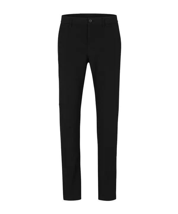 Hugo Boss Slimfit Tapered Chino Trousers - Black