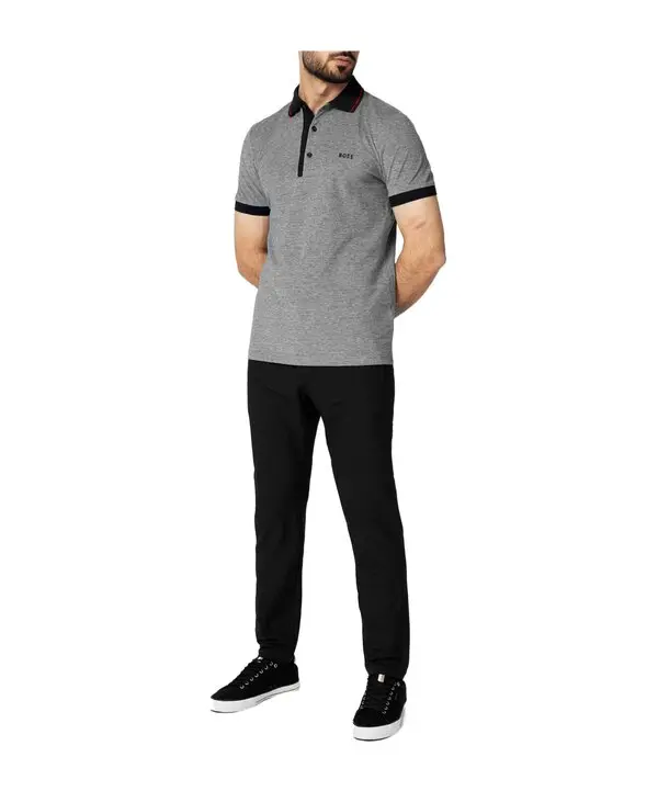 Hugo Boss Slimfit Tapered Chino Trousers - Black