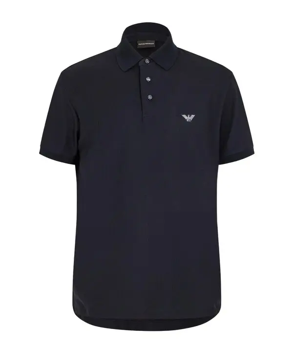 Emporio Armani Minimalist Shortsleeve Polo Shirt - No