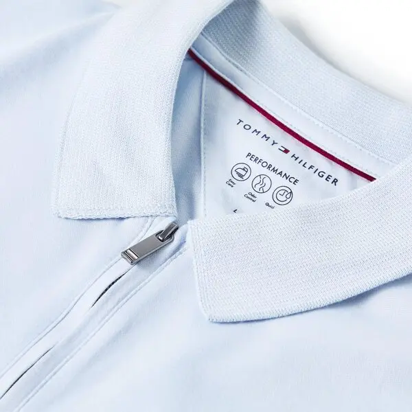 Tommy Hilfiger Frontzip Shortsleeve Polo Shirt