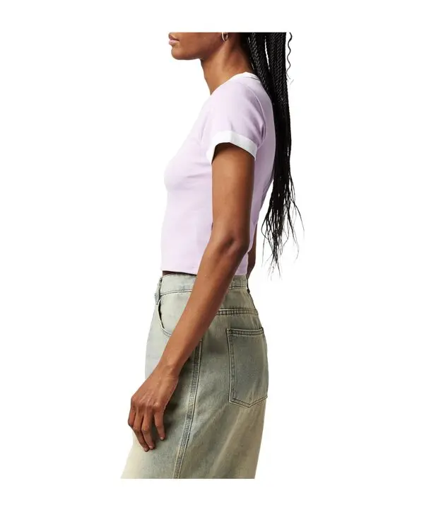 Hugo Boss Ribbed Cropped T-shirt