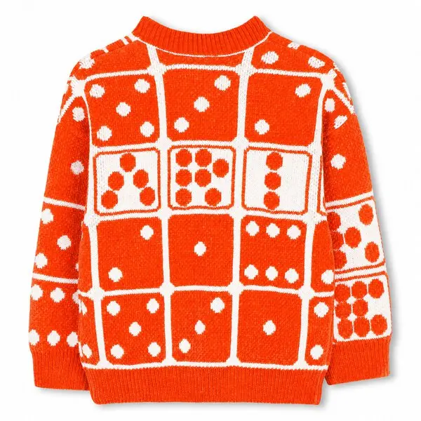 Kenzo Dice-pattern Knitted Cardigan