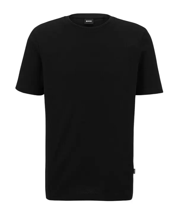 Hugo Boss Plain Crewneck Shortsleeve Tshirt - Black