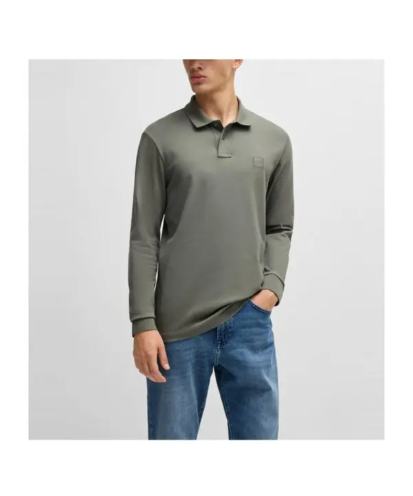 Hugo Boss Collared Longsleeve Polo Shirt