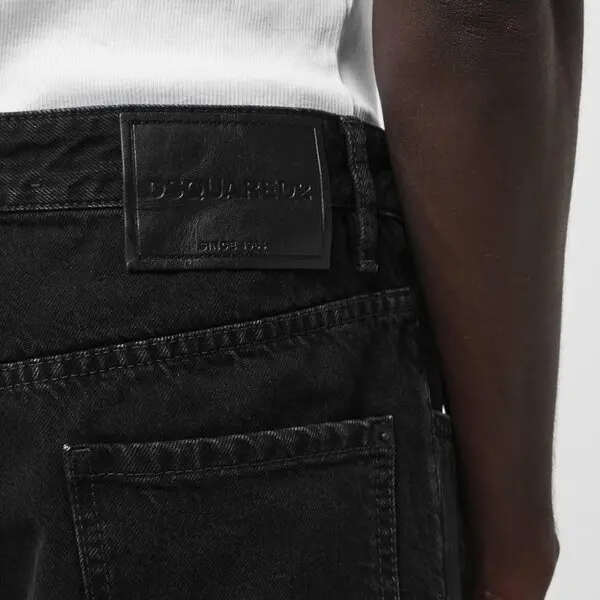 Dsquared2 Buttonzip Waist Denim Jeans