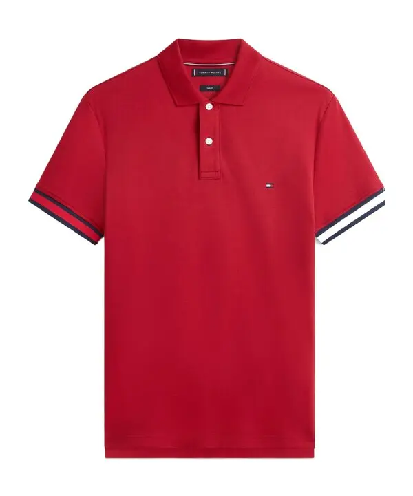 Tommy Hilfiger Shortsleeve Polo Shirt - Red