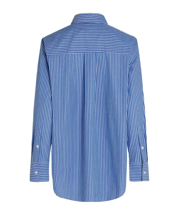 Tommy Hilfiger Verticalstripe Pointcollar Longsleeve Shirt