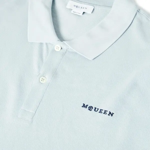 Alexander McQueen Casual Polo Shirt With Embroidered Logo
