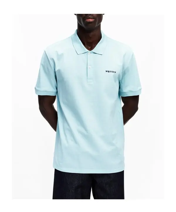 Alexander McQueen Casual Polo Shirt With Embroidered Logo