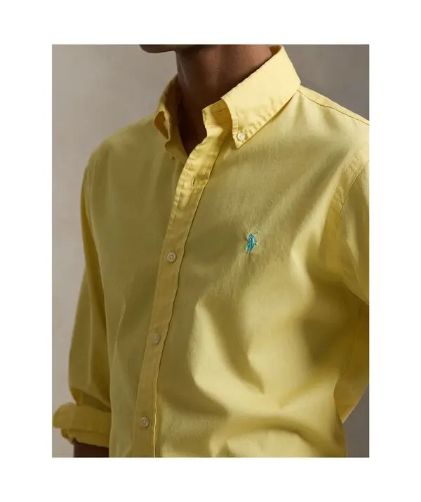 Polo Ralph Lauren Polo Pony Long-sleeved Shirt - Yellow