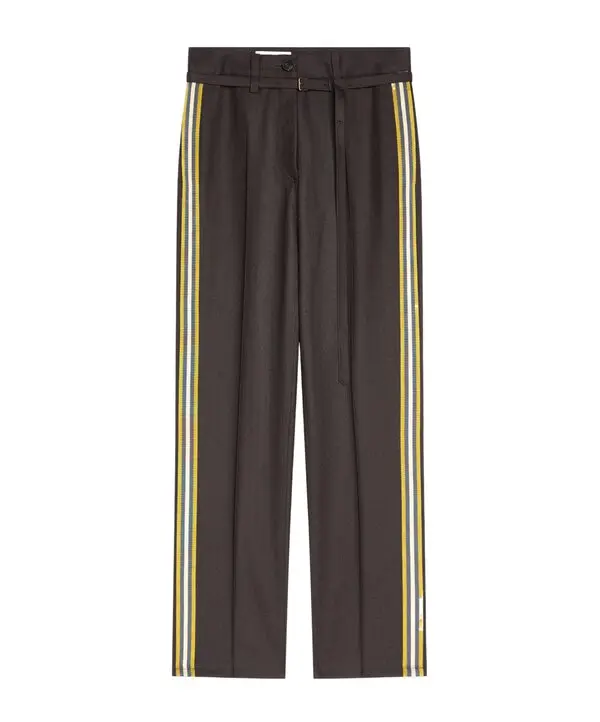 Dries Van Noten Slim Leg Wool Pants