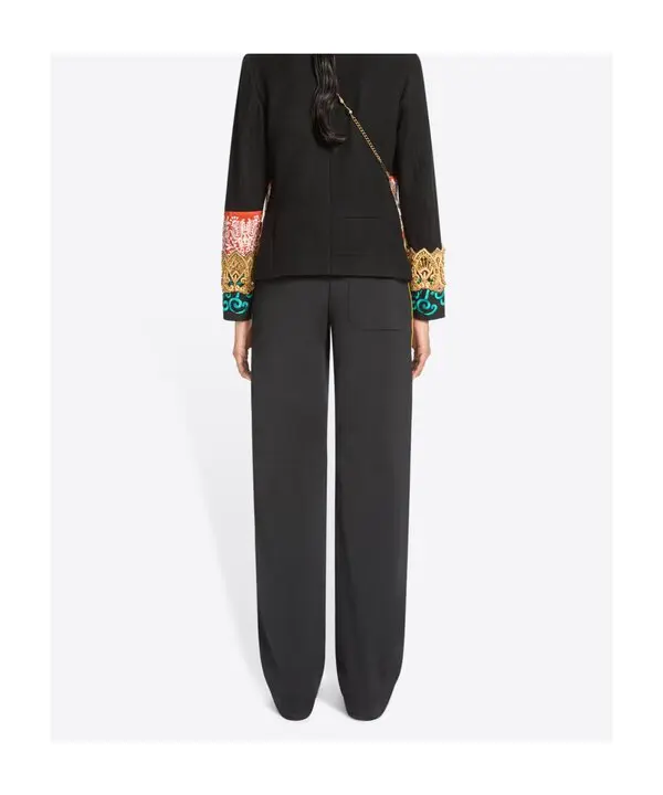 Dries Van Noten Slim Leg Wool Pants