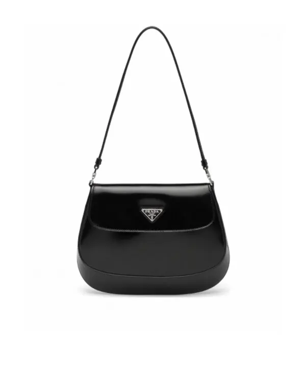 Prada Cleo Shoulder Bag - Black