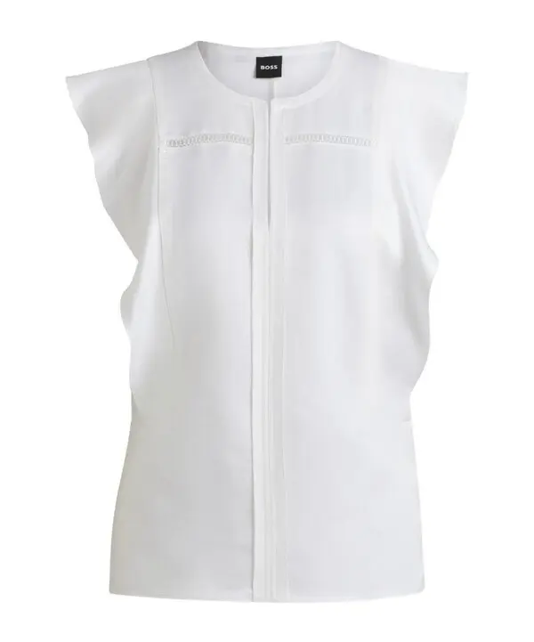 Hugo Boss Sleeveless Top - White