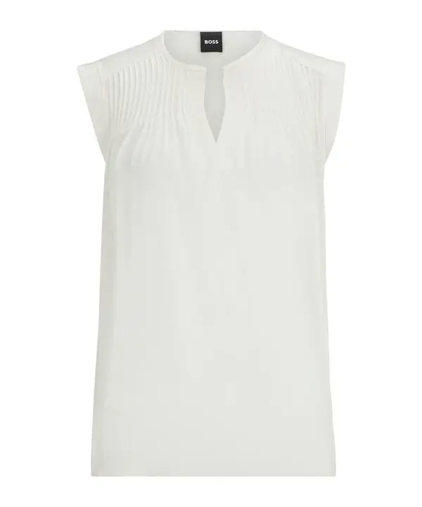 Hugo Boss Sleeveless Top - White