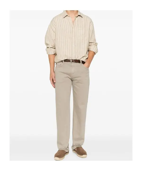 Emporio Armani Logo-patch Five-pocket Jeans
