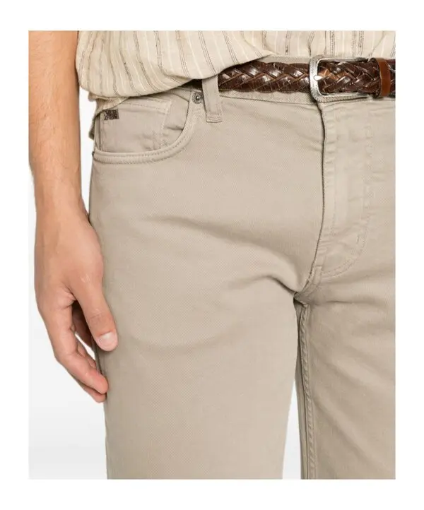 Emporio Armani Logo-patch Five-pocket Jeans