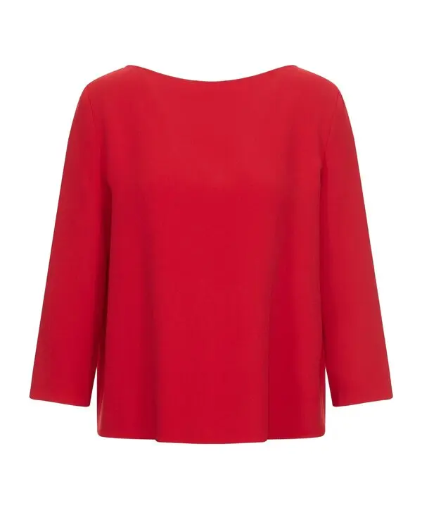 Emporio Armani Neck Threequarter Sleeve Top