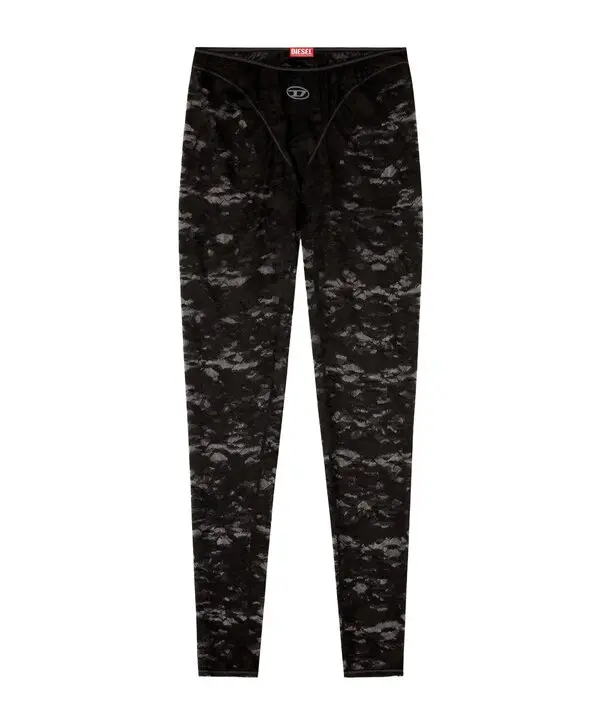 DIESEL® Camouflageprint Tight Trousers - Black