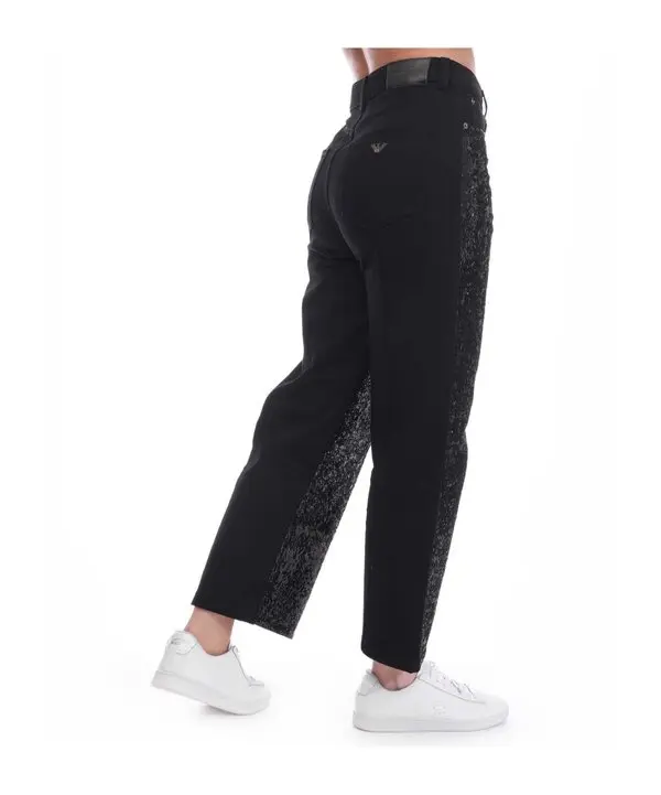 Emporio Armani Sequined Straightleg Trousers
