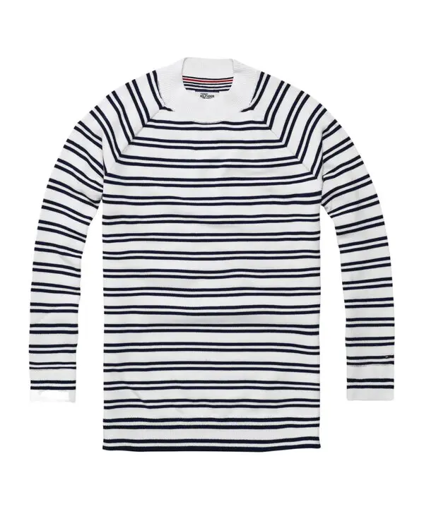 Tommy Hilfiger Horizontalstripe Crewneck Knit Sweater