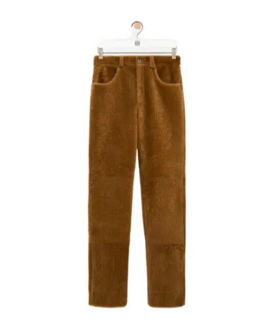 Loewe Trousers In Shearling