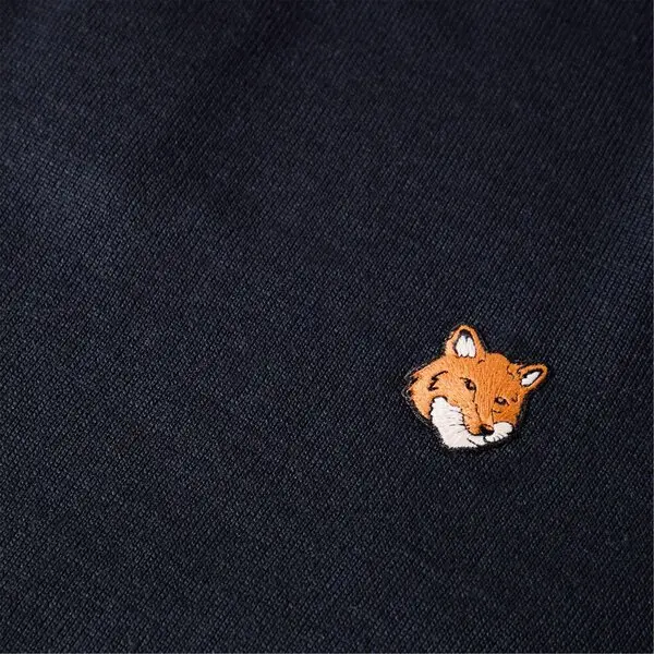 Maison Kitsuné Fox Merino Wool Crew Neck Pullover