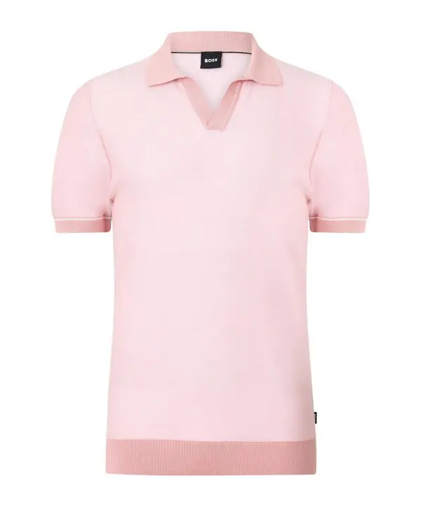 Hugo Boss Knit Lapel Shortsleeve Shirt