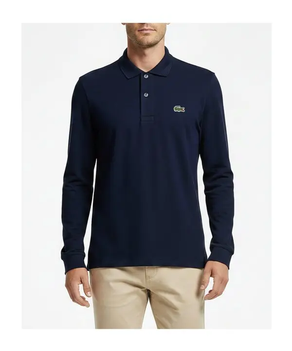 Lacoste Solidcolor Longsleeve Polo Shirt - Black
