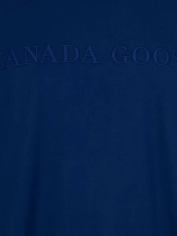 Canada Goose Logo Embossed T-shirt - Blue