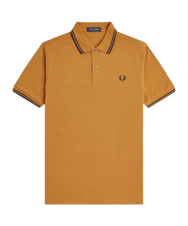 Fred Perry Cotton Shortsleeve Lapel Tshirt