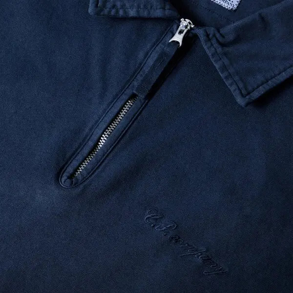 C.P. COMPANY Shortsleeve Zipup Polo Shirt