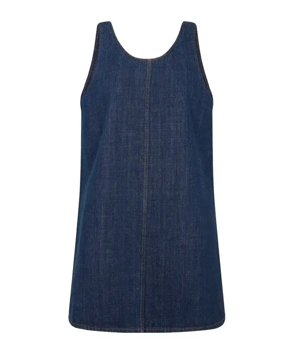 AMI Paris Denim Mini Dress - No