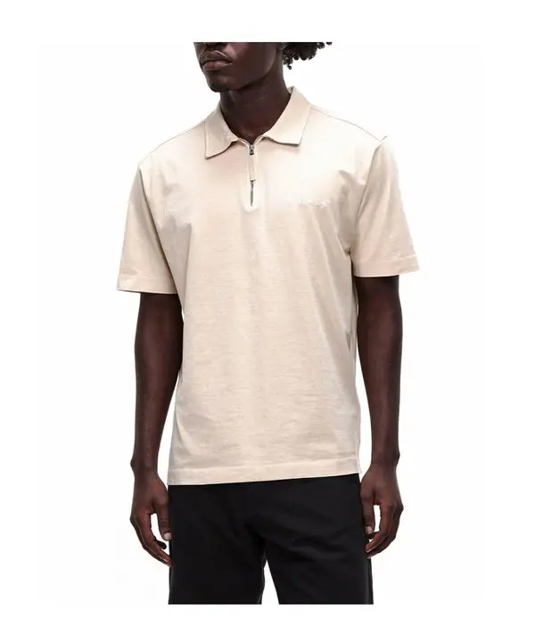 C.P. COMPANY Shortsleeve Zipup Polo Shirt