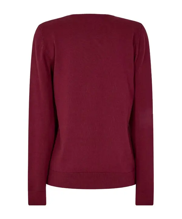 Lacoste Vneck Longsleeve Knit Top