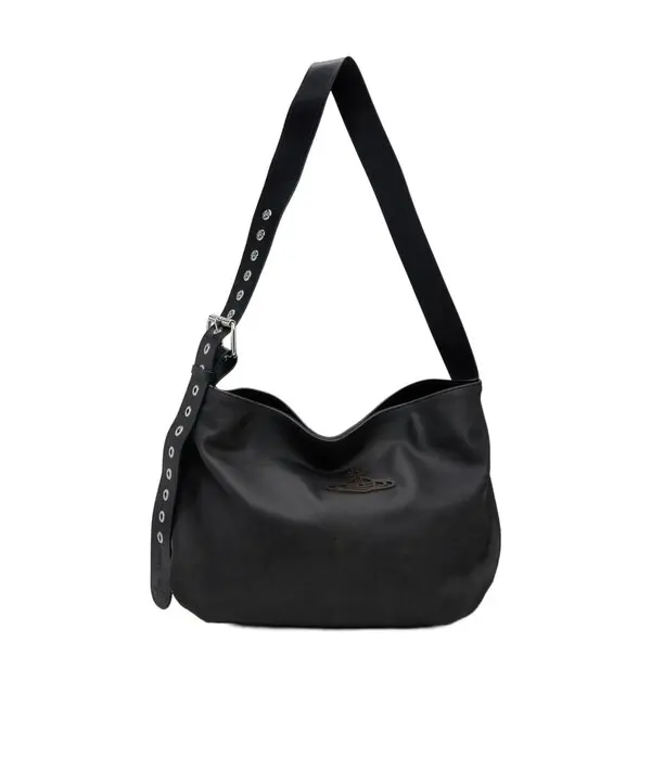 VIVIENNE WESTWOOD Maxime Medium Shoulder Bag - Black
