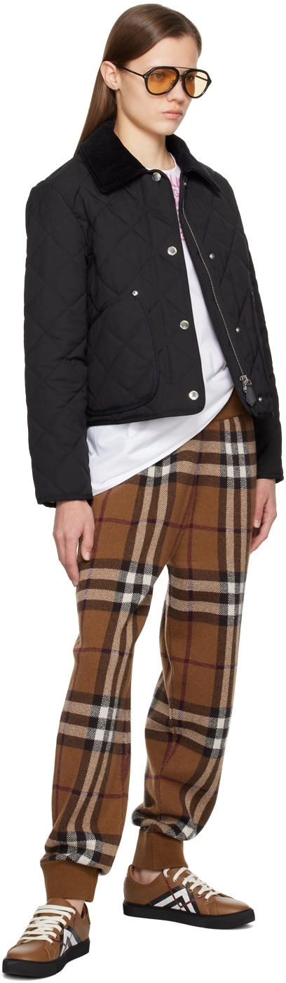 Burberry Buttoned Diamond Quilted Jacket