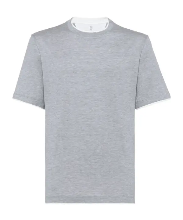 Brunello Cucinelli Lightweight Jersey Crewneck T-shirt