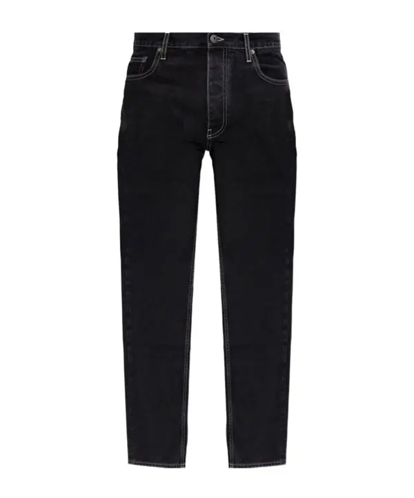 Off-White Half Arrow Straight-leg Jeans - Black