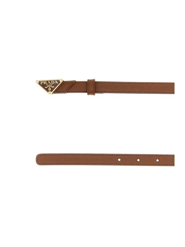 Prada Belt With Triangular Logo